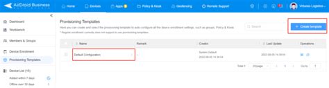 Using Provisioning Templates In Airdroid Business Airdroid