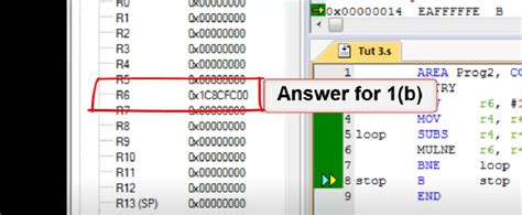 Keil Factorial Program