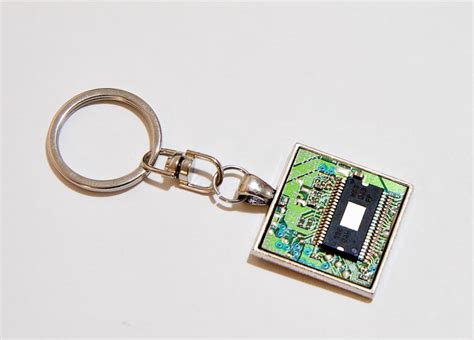 Computer Keychain Techie Ts Geeky Keychains Electrical Etsy