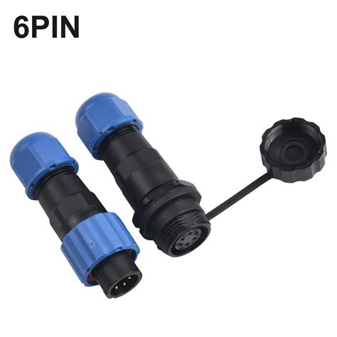 Sp13 4 Pin Aviation Connector Socket Ip68 Waterproof Plug And Socket Inline Connector For
