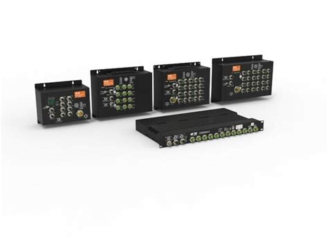 Te Connectivity Introduces New Industrial Managed M12 Based Ethernet Switches For Rail
