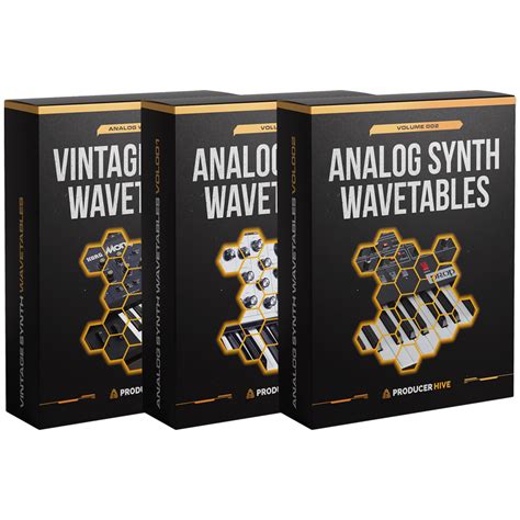 The Complete Bundle Analog And Vintage Synth Wavetables Producer Hive