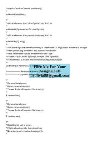 We Using Java DynamicArray Package Modellinearpub Imp Pdf
