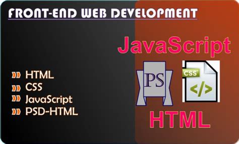 Be Your Web Developer In Html Javascript And Css Convert Psd To Html
