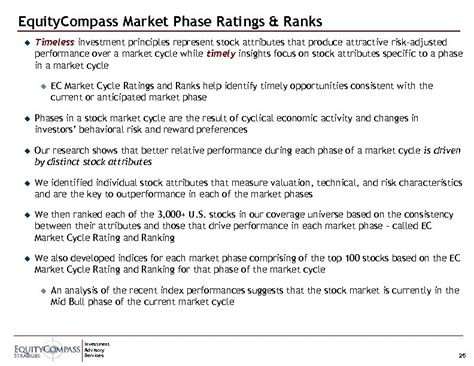Equity Compass Portfolio And Stock Selection Insights 2010