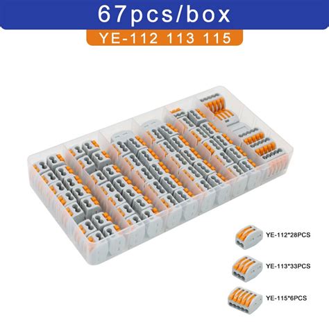 Electrical Wiring Terminals Set Cage Spring Univer Vicedeal