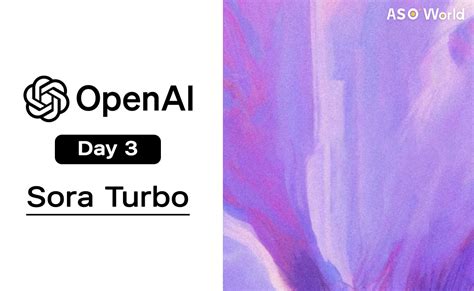 Openai объявляет о выпуске Sora Turbo продвинутая модель генерации видео Aso World Aso World