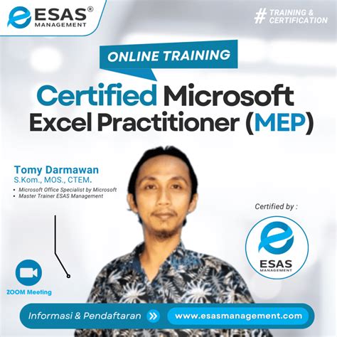 Microsoft Excel Microsoft Excel Practitioner Mep Esas Management