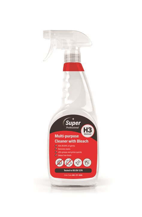 Multi Purpose Cleaner With Bleach General Hygiene Supplies