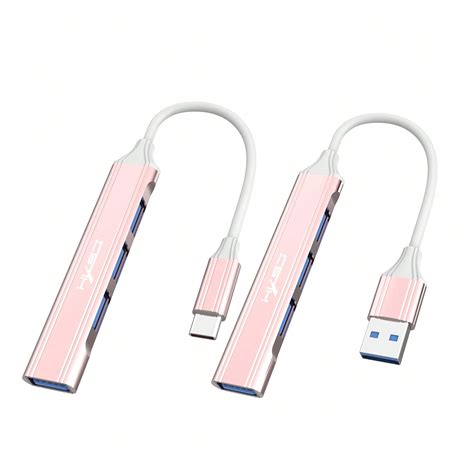 Hxsj Mini Usb Type C Hub Extensions 4 Port Usb Expander 3 Usb 2 0 Ports And 1 Usb 3 0 Port 4