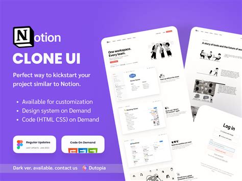 Notion Clone Ui Kit2 Project Management Roadmap Design System Task