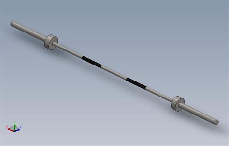 健身杠铃solidworks 2016模型图纸免费下载 懒石网