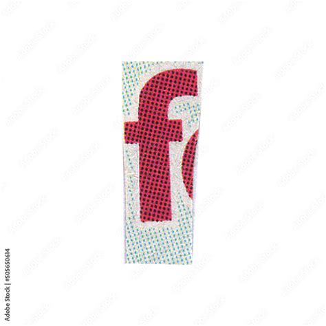 Letter F Magazine Cut Out Font Ransom Letter Isolated Collage Elements For Text Alphabet Hand