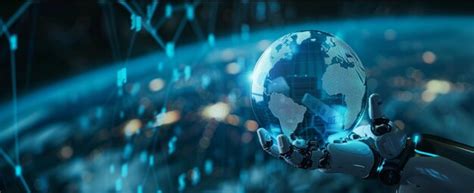 Smart Industry 40 Using Artificial Intelligence 3d Rendering Of The Cobot Robotic Arm Premium