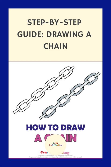 How To Draw A Chain Tutorial With Free Draw Chain Printable Artofit