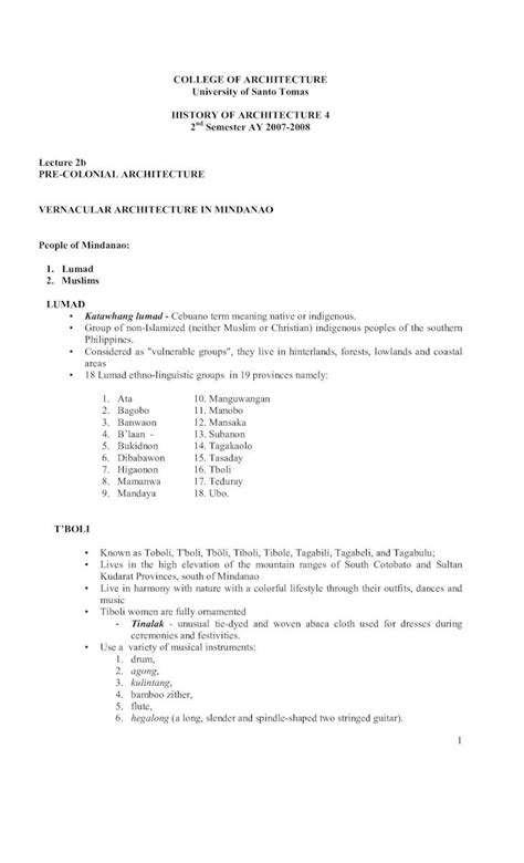 Pdf Pre Colonial Architecture Lecture2b Dokumentips