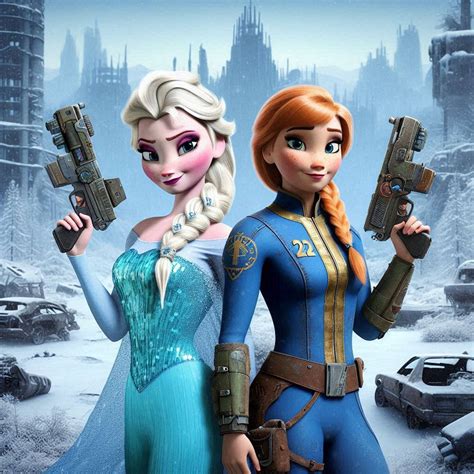 Anna And Elsa Fallout Ai Generated By Joshuaecw21985 On Deviantart
