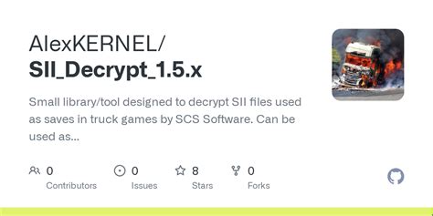 sii decrypt 1 5 x binary sii format txt at master · alexkernel sii