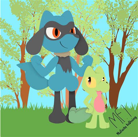 Riolu Y Treecko On Behance