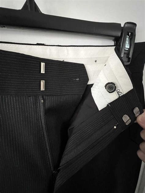 ader error ader error black striped blang trousers gem