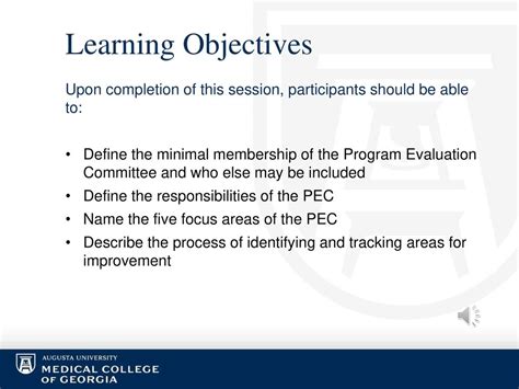 The Program Evaluation Committee Ppt Download