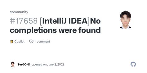 Intellij Idea No Completions Were Found Community Discussion Github
