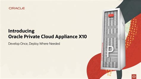 Announcing Oracle Private Cloud Appliance X10 Tanmay Dhuri