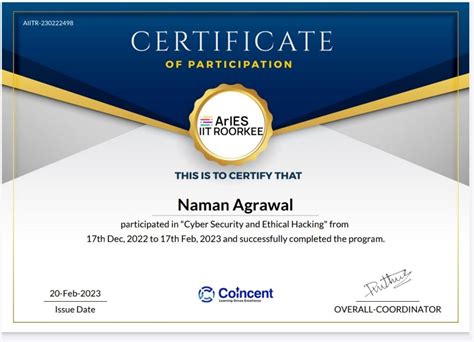 Naman Agrawal On Linkedin Ethicalhacking Cybersecurity