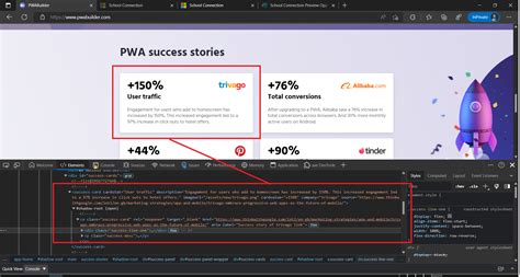 Pwabuilder Pwa Success Stories The Keyboard Focus Indicator Is Not Visible At Pwa Success