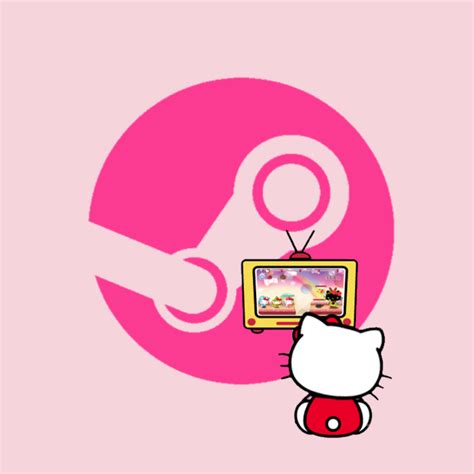 Hello Kitty Steam App Icon In 2025 Hello Kitty Cat App Steam App