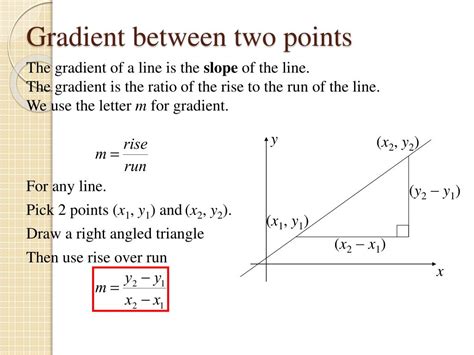 Ppt Gradient Between Two Points Powerpoint Presentation Free Download Id5015936