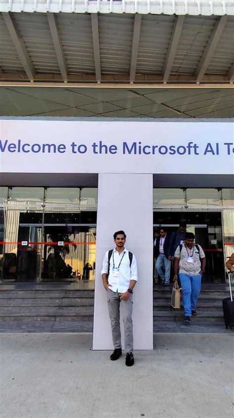 Microsoftaitour Ai Innovation Networking Professionalgrowth Vinay Singh
