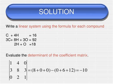 PPT MATRICES DETERMINANTS PowerPoint Presentation Free Download ID