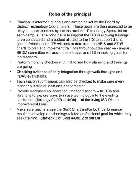 Technology Integration Chart Pdf