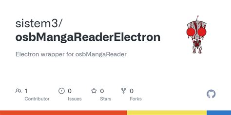 Github Sistem3 Osbmangareaderelectron Electron Wrapper For Osbmangareader