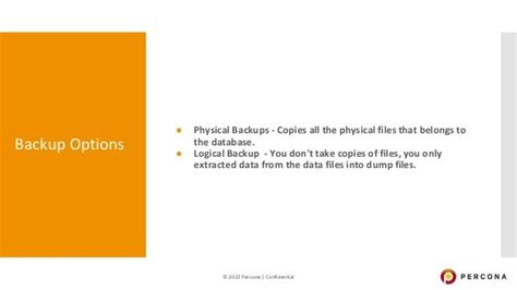 Mysql Backup And Restore Performance Ppt