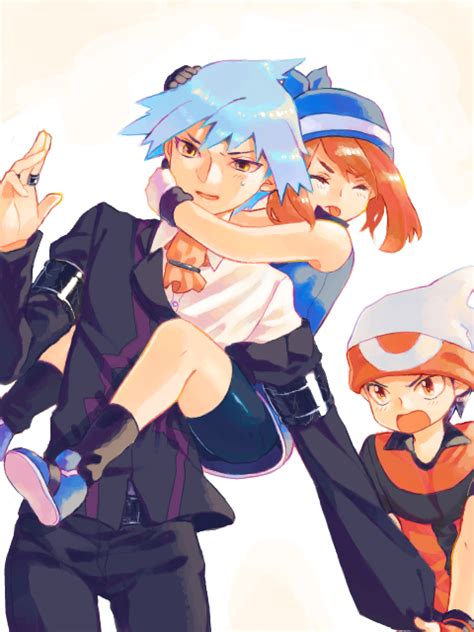 May Brendan And Steven Stone Pokemon And More Drawn By Baki Tegaki Danbooru