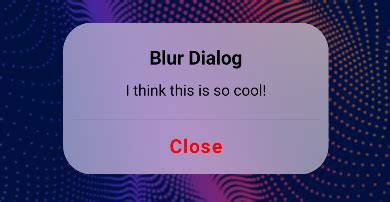 Realtime IOS Like Blur For Android Compose