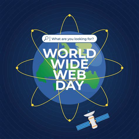 World Wide Web Day Design Template For Celebration World Wide Web