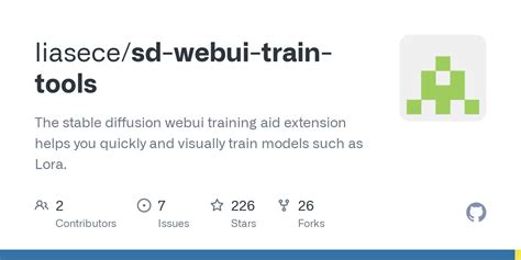 Sd Webui Train Tools README Md At Main Liasece Sd Webui Train Tools
