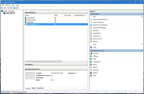Hyper V Manager Just Got Some New Icons In Windows 10 Build 14361