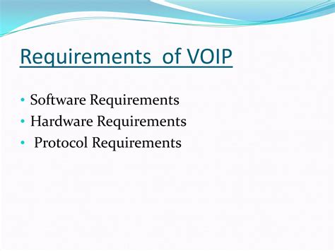 voice over internet protocol ppt