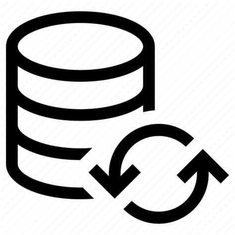 Db Storage Database Synchronization Update Refresh Icon Download