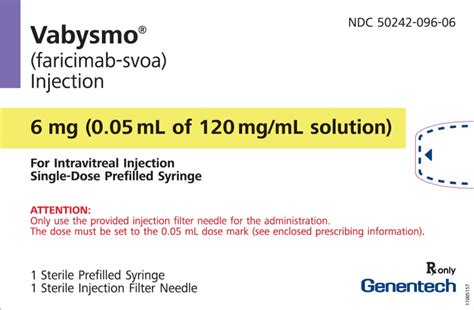 Dailymed Vabysmo Faricimab Injection Solution