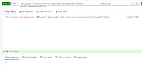 create devicemanagementscriptgroupassignment odata type annotation not recognized microsoft qanda