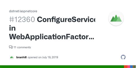 Configureservices In Webapplicationfactory Invoked After Startupconfigureservices When Use