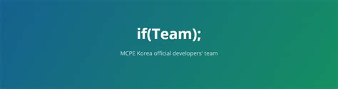 Github If Team Modpe Scripts A Personal Modpe Scripts Projects