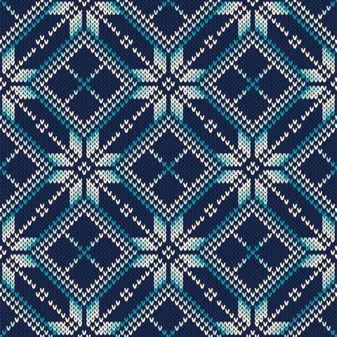 니트 스웨터 디자인 원활한 뜨개질 패턴 프리미엄 벡터