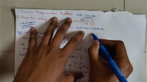 Inverse Trigonometric Functions 4 Marks Video 1 Saq Youtube