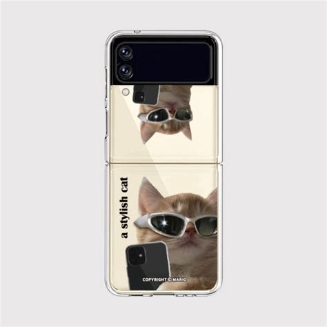 8톤트럭케이스 플립젤리 셀피냥 삼성 갤럭시 Z플립4 3 2 1 지플립 제트플립 링 케이스 폰케이스 클리어 젤리 하드 커플